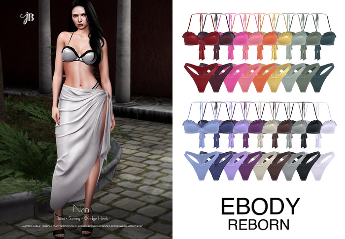 Second Life Marketplace Just Because Nani Bikini Reborn